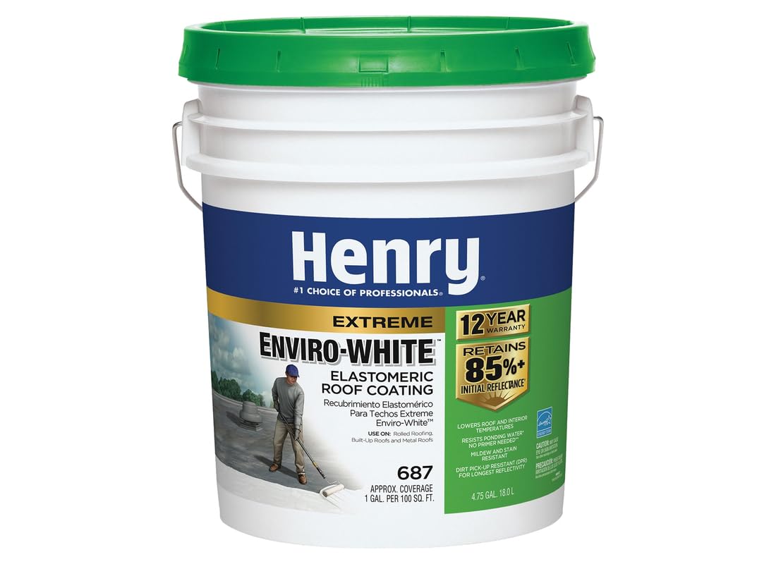 Henry Rubber Roof Coating Henry Roof | Zoro.com
