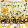 Amazon.com: Sunflower Birthday Secorations TSVATE Sunflower Party ...