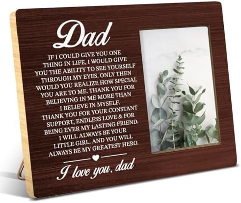 Amazon.com - Zauly Dad Wooden Picture Frame Thank You Gift from ...