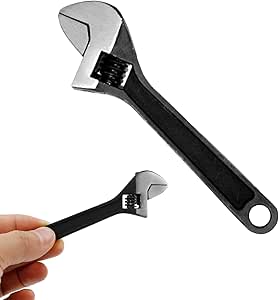 4'' Mini Adjustable Spanner, Compact Adjustable Wrench for Mechanical ...