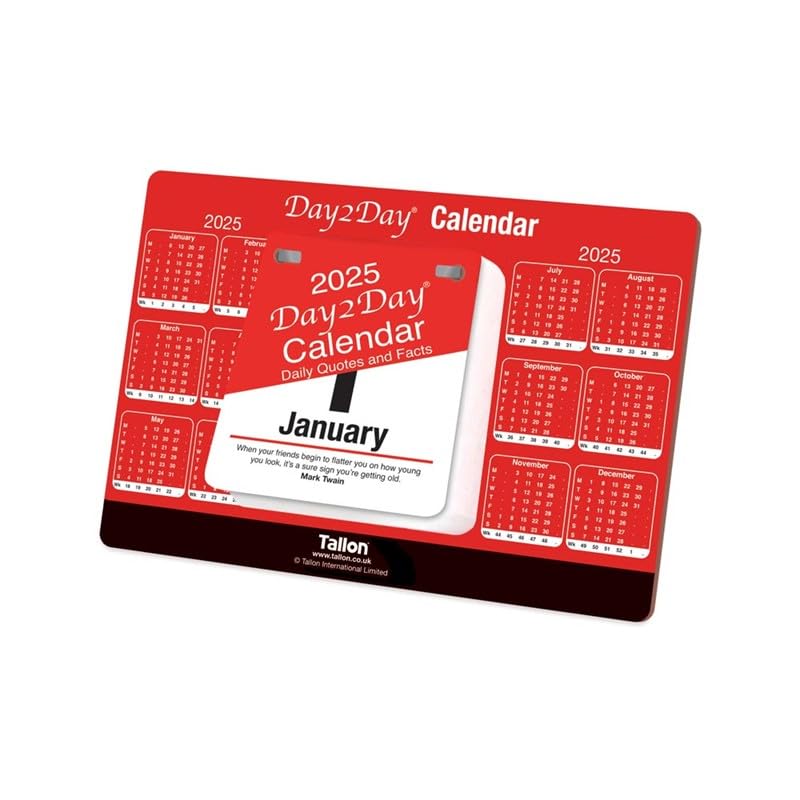 V-VAPE 2025 Day-to-Day Desk Calendar, Tear-Off Block, Daily Quotes and ...