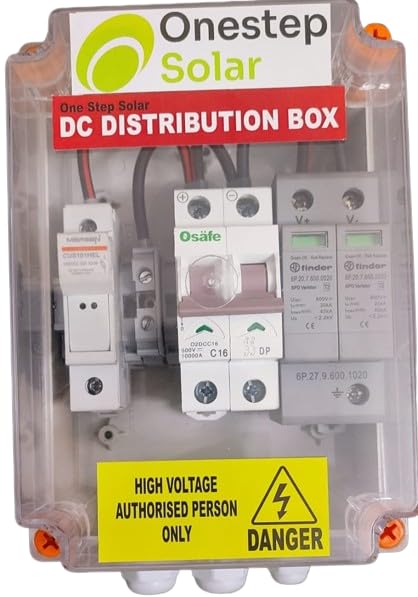One Step Solar DC Distribution Box 1-in-1-out with DC SPD 600V ...