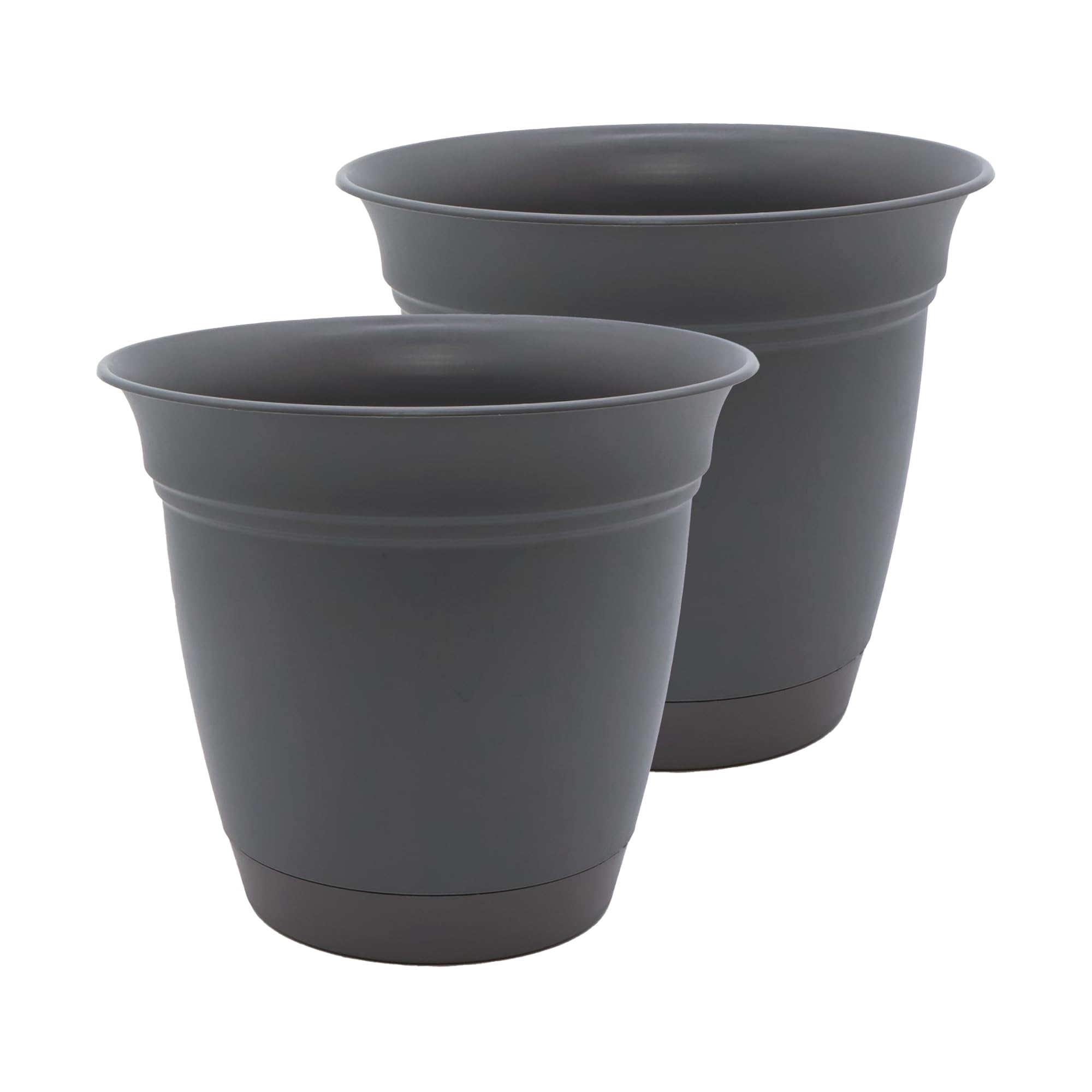 Amazon.com : The HC Companies 20 Inch Eclipse Round Planter with Saucer ...