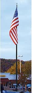 Amazon.com : 25ft Continental Series Commercial Flagpole - Black | 0 ...