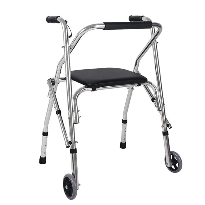 Buy Walkers for seniors, Folding Walker with Wheels and Seat ...