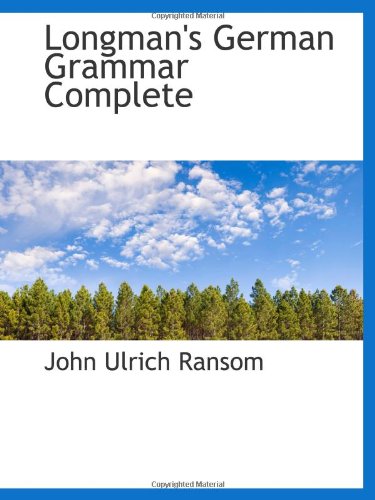 Longman's German Grammar Complete : Amazon.in: Books