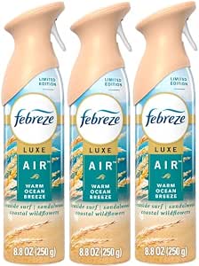 Amazon.com: F.e.br.e.z.e Luxe Air Mist- 8.8oz 3ct (Warm Ocean Breeze ...
