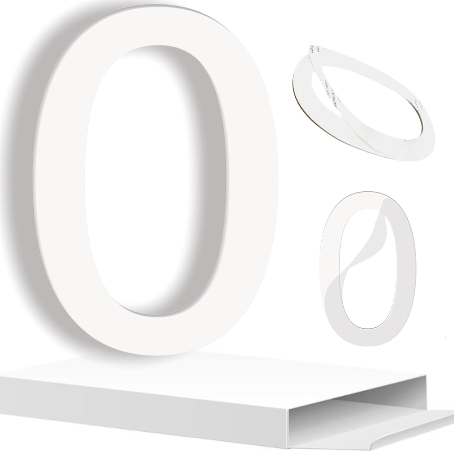 Amazon.com: YEEZUNPU 5 inch White House Numbers, Self Adhesive House ...