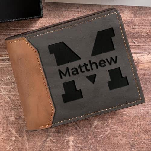 Amazon.com: Personalized Gifts for Men – Custom Wallets for Men with ...
