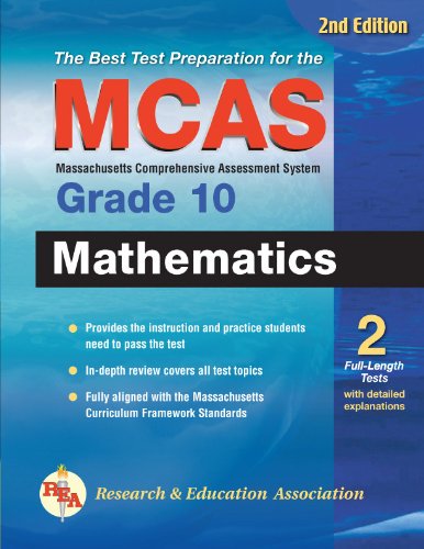 MCAS Mathematics Grade 10 (Massachusetts MCAS Test Preparation): The ...
