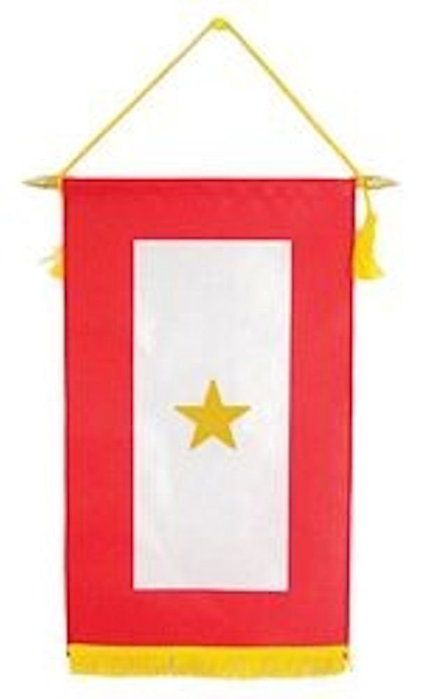 Amazon.com: Family Member Military Service Banner - 1 Gold Star : Home ...