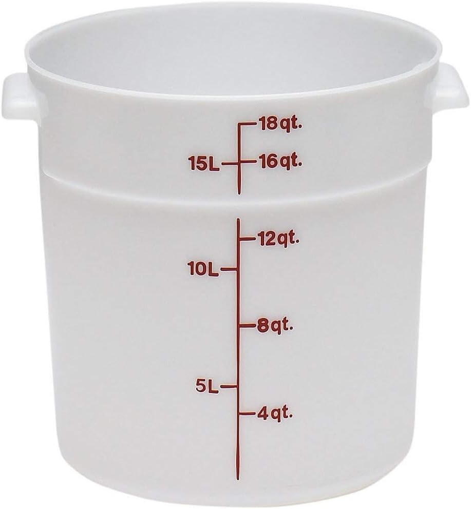Amazon.com: Cambro RFS18148 Storage Container, Round, 18-Quart : Home ...