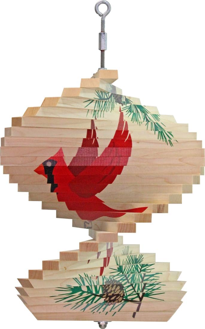 Amazon.com: Natural Wood Wind Spinner - Made in USA : Patio, Lawn & Garden