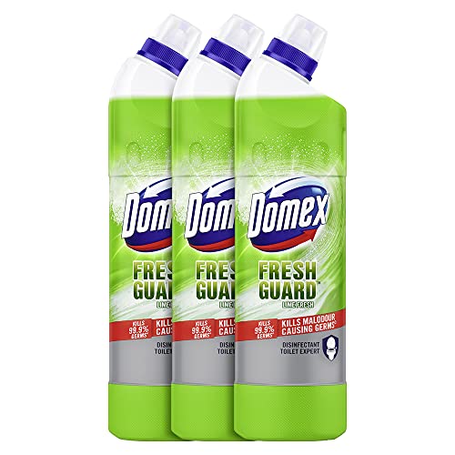 Domex Fresh Guard Lime Fresh Disinfectant Toilet Cleaner, 750 ml (Pack ...