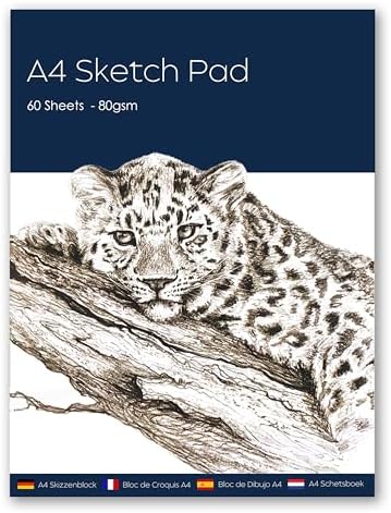 A4 Sketch Pad for Artists,Drawing Paper, Art Sketch Book - Perfect for Painting, Drawing and ...