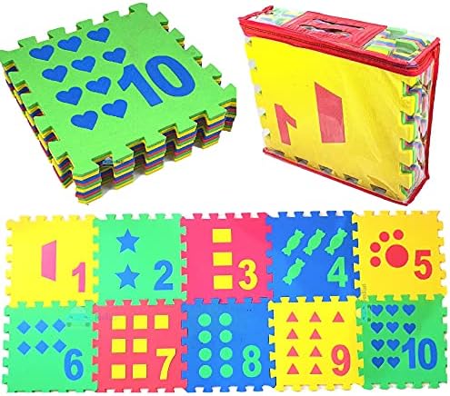 Buy FunBlast Puzzle Mat for Kids Number Puzzle Foam Mat for Kids ...