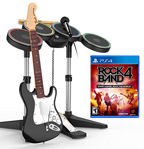Rock Band 4 Band-in-a-Box Bundle - PlayStation 4 (Renewed) | Amazon ...