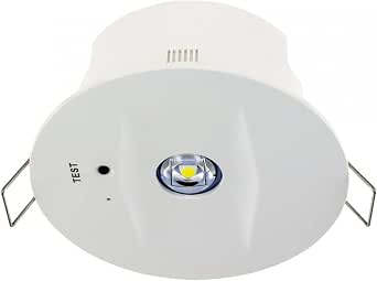 Integral ILEMDL020 Emergency Recessed Downlight, 250lm, 104mm, 6000K ...