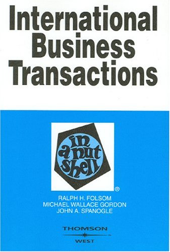International Business Transactions In A Nutshell (Nutshell Series ...