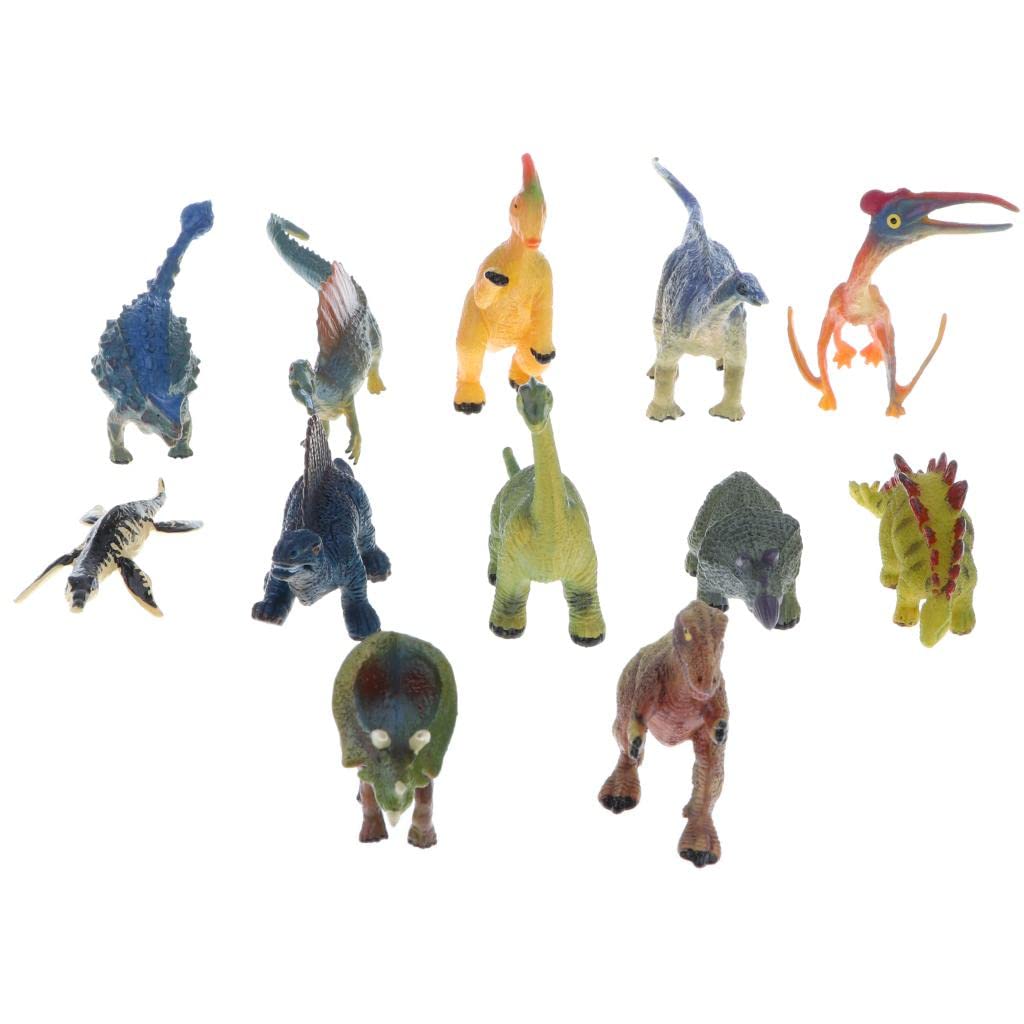 Buy Enakshi 12 Pieces Realistic Dinosaur Animal Model Action Figures ...