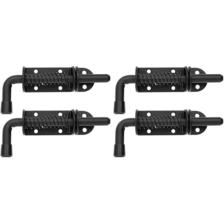 JQK Spring Loaded Latch Pin, 304 Stainless Steel Barrel Bolt Thickened ...