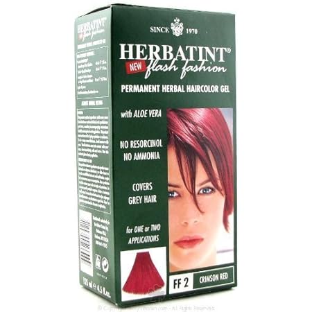 Amazon.com : Herbatint Hair Color Crimson Red Ct : Chemical Hair Dyes ...