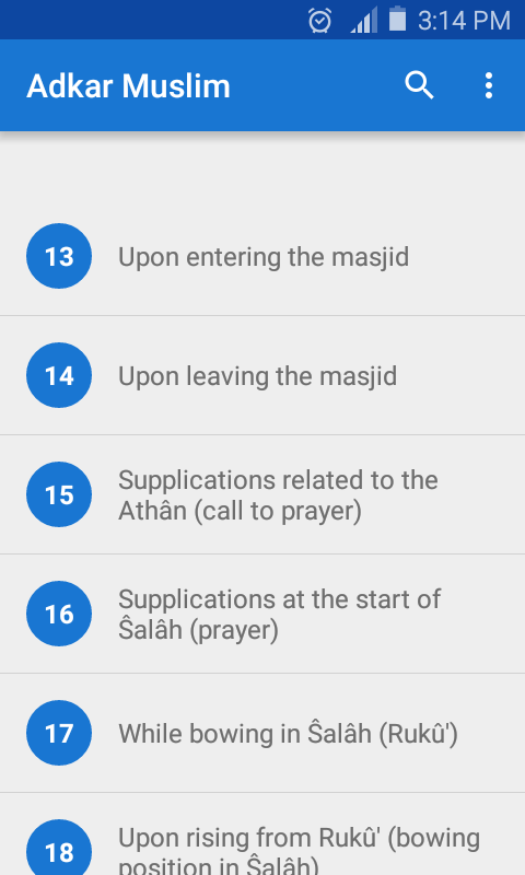 Aplicación Adkar Muslim en Amazon Appstore