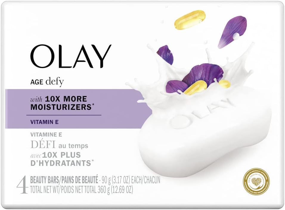 Amazon.com : Olay Age Defying Moisturize Outlast Beauty Bar Soap with ...