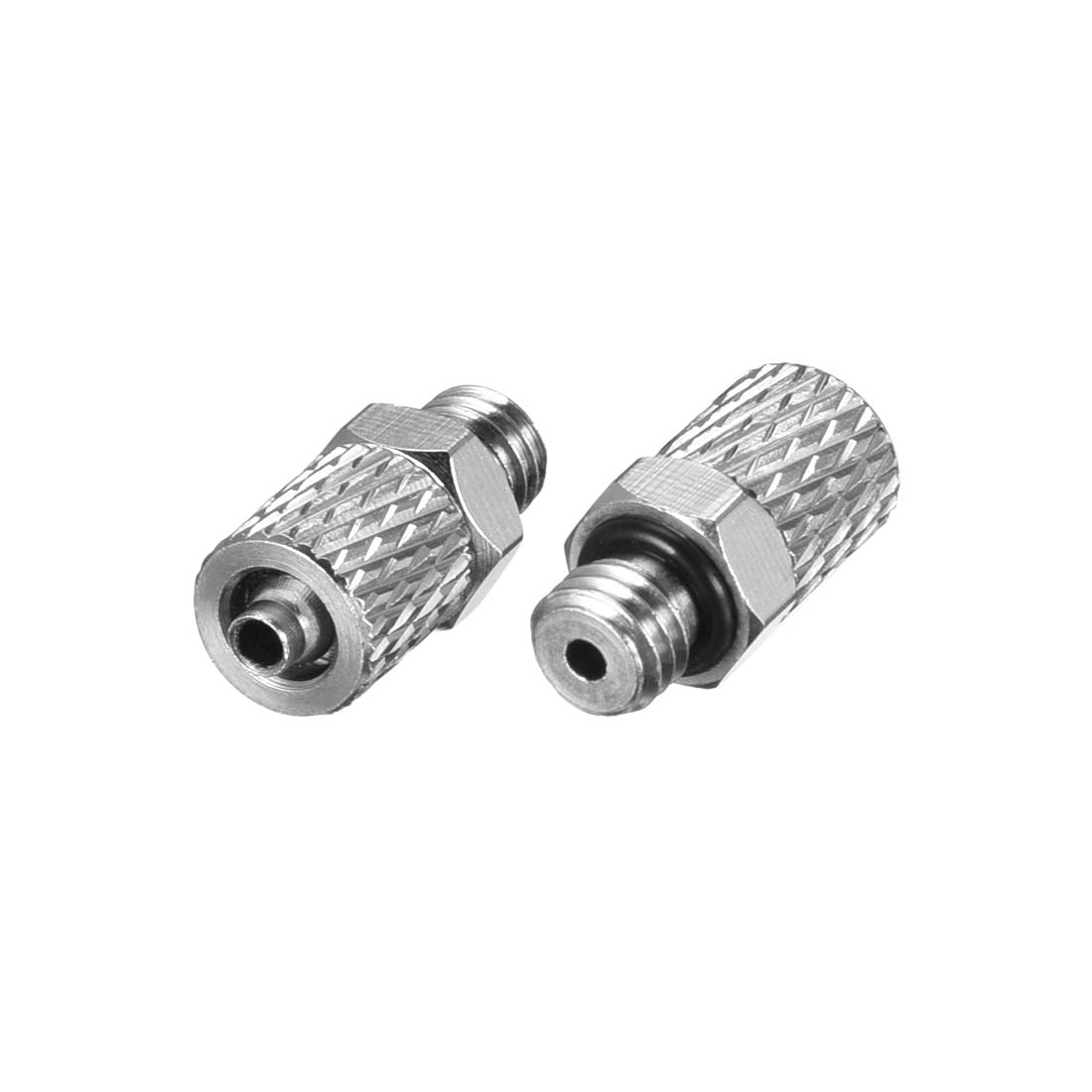 uxcell Reusable Fitting,Quick Coupler 4mm or 5/32" Tube OD x M5 Thread ...