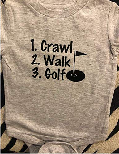 Amazon.com: crawl walk golf baby one piece golfing infant bodysuit ...