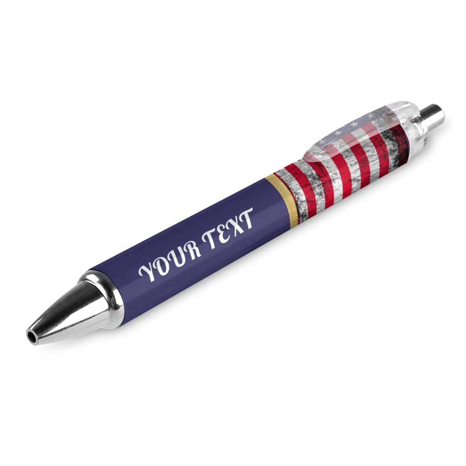 Amazon.com : Personalized Custom Vintage American Flag Pens with Stylus ...