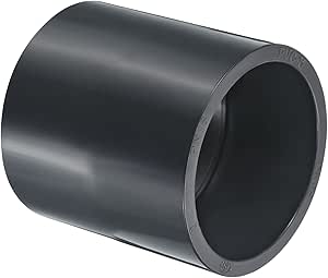 PATIKIL UPVC Pipe Fitting 75mm 2.95 Inch Socket, 1 Pack Straight ...
