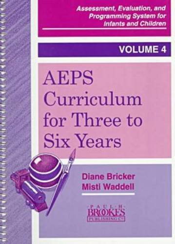 Aeps Curriculum for Three to Six Years (Assessment, Evaluation, and ...
