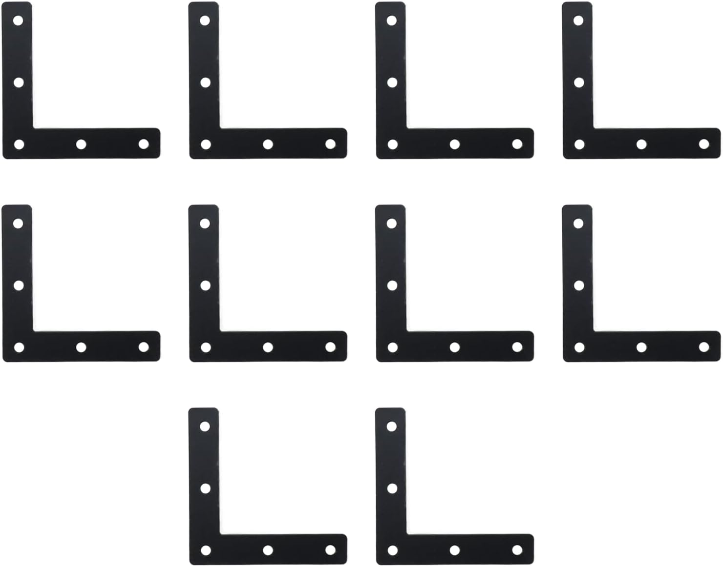 Amazon.com: Alise Stainless Steel "L" Brackets Flat Shape Repair ...