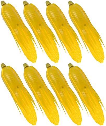 Amazon.com: XZJMY 6Pcs Artificial Corn Thanksgiving Fake Corn Plastic ...