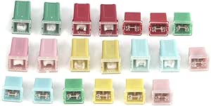 Jcase Fuse Assortment Kit, 20 Pcs Automotive Low and Tall Profile Box ...