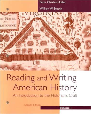 Buy Reading and Writing American History: v. 1 (Reading and Writing ...
