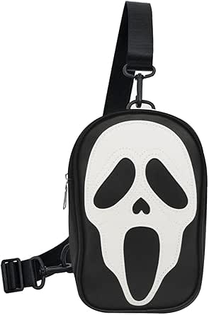 Amazon.com: Long Keeper Scream Sling Bag - Halloween Ghostface ...