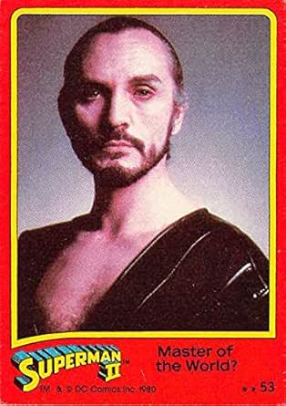 General Zod trading card Superman 1980 Topps #53 Terence Stamp at ...