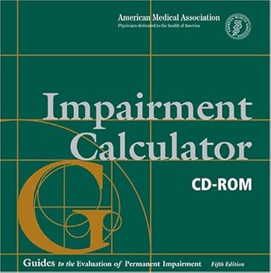 Amazon | Guides Fifth Impairment Calculator | Ama | Obstetrics & Gynecology