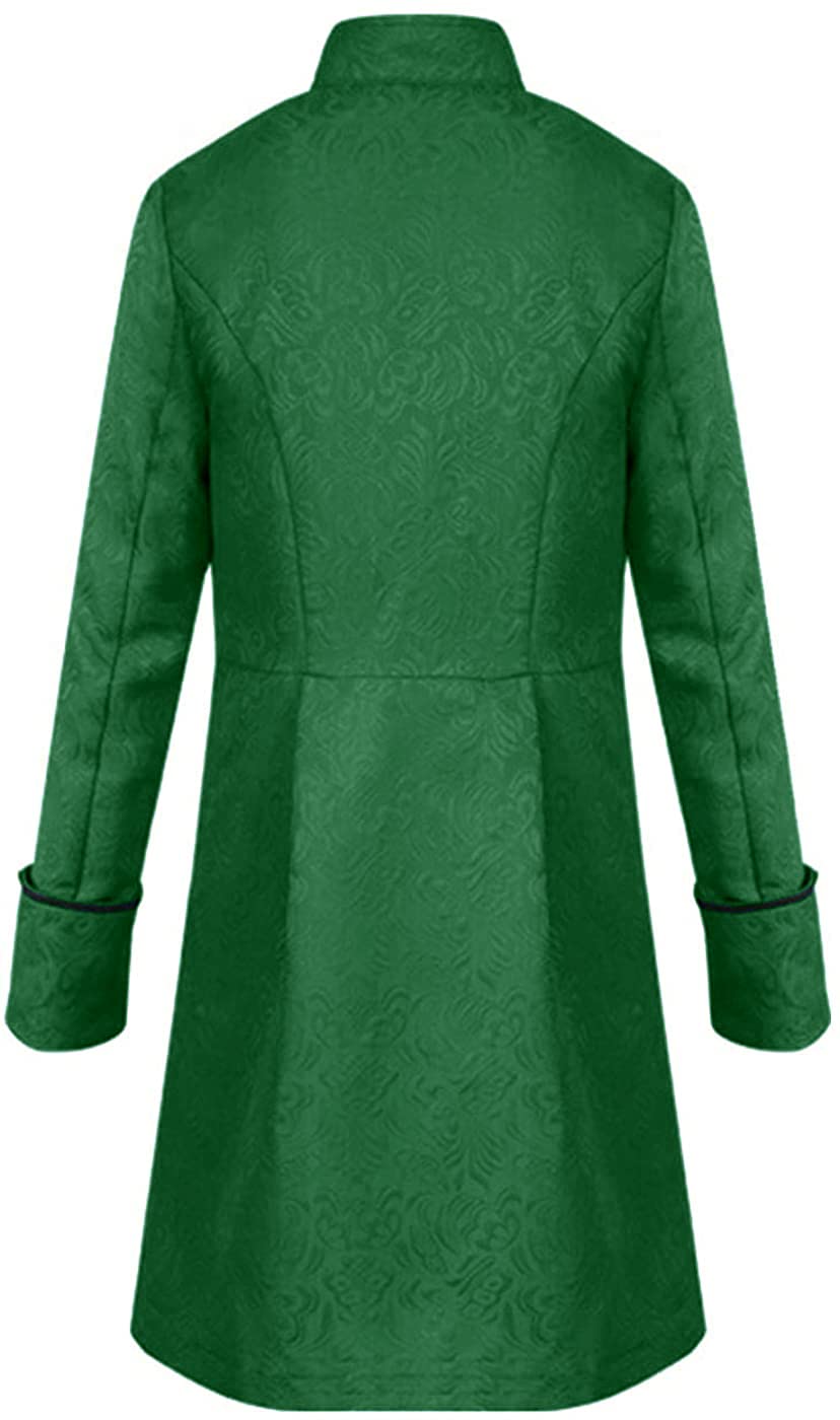 Snapklik.com : WISHU Mens Vintage Tailcoat Jacket Goth Long Steampunk Formal Gothic Victorian ...