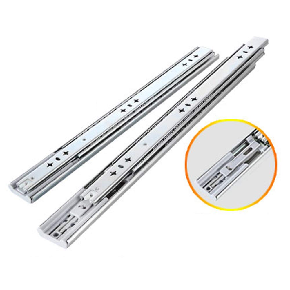 Buy Drawer slide Industrial Heavy Duty, Three-Section Guide Rail ...