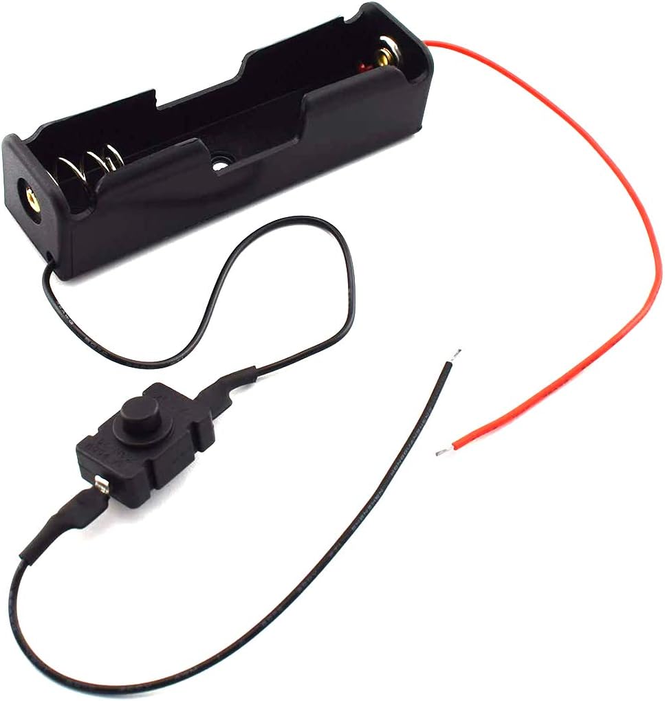 Amazon.com: Single 1 AA Battery Holder, 1 X 1.5V AA Battery Holder, AA ...