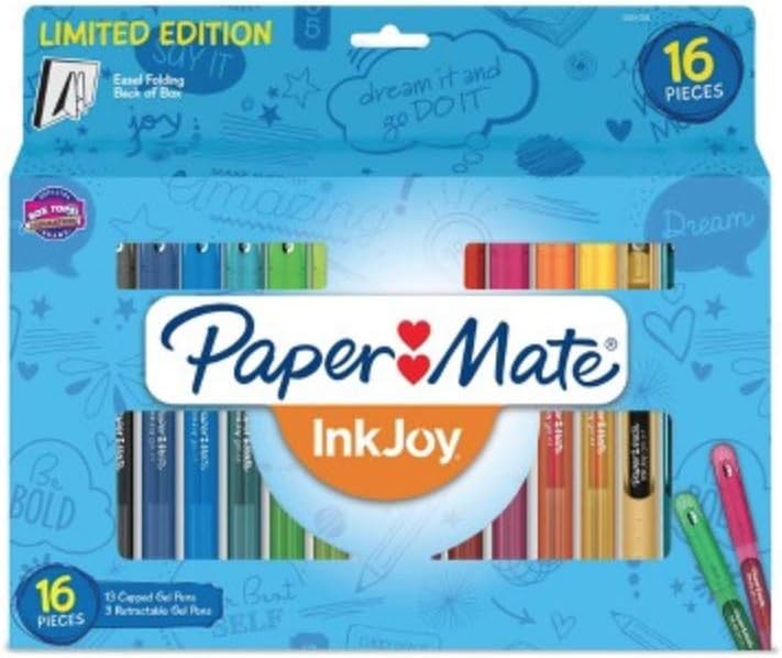 PaperMate InkJoy 16ct Rollerball Gel Pens : Amazon.co.uk: Stationery ...