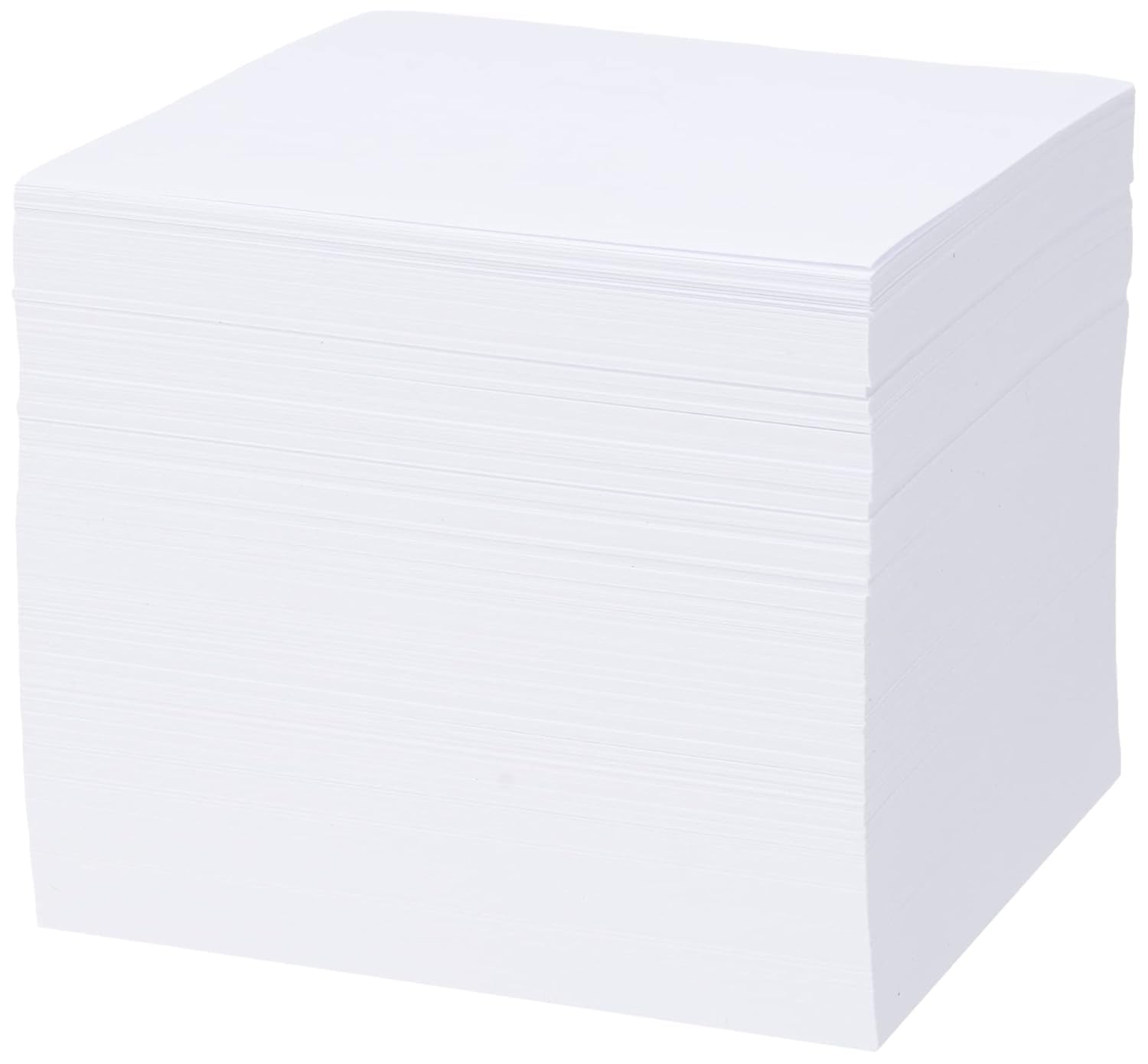 House of Card & Paper Paper Block - White : Amazon.co.uk: Stationery ...