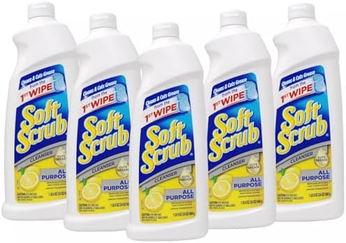 Amazon.com: Soft Scrub All Purpose Cleaner, Surface Cleanser, Lemon, 36 ...