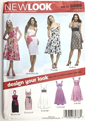 Amazon.com: New Look Pattern D0931 / 6561 - Misses' Knit Jumpsuit and ...