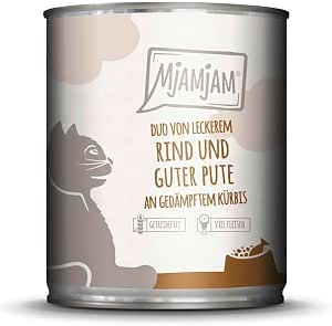 MjAMjAM - Premium wet food for cats - DUO of tasty beef & good turkey ...