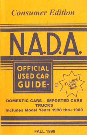 NADA Official Used Car Guide Fall 98: Consumer Edition: N.A.D.A ...