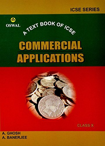 Amazon.in: Buy Text Book of ICSE Commercial Applications Class 10 (Old ...